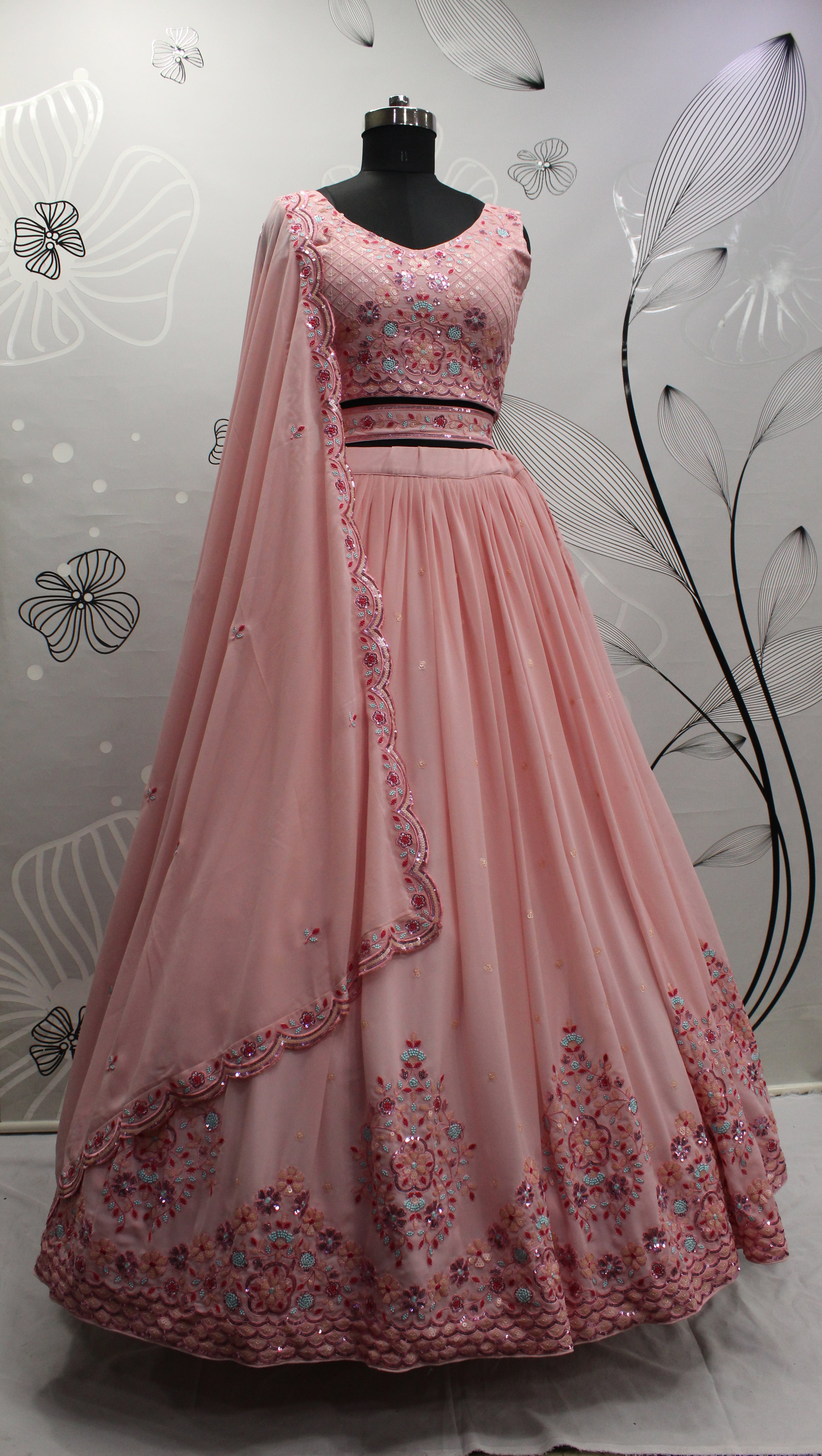 Amazing Pink Color Lehenga Choli For Wedding – Joshindia