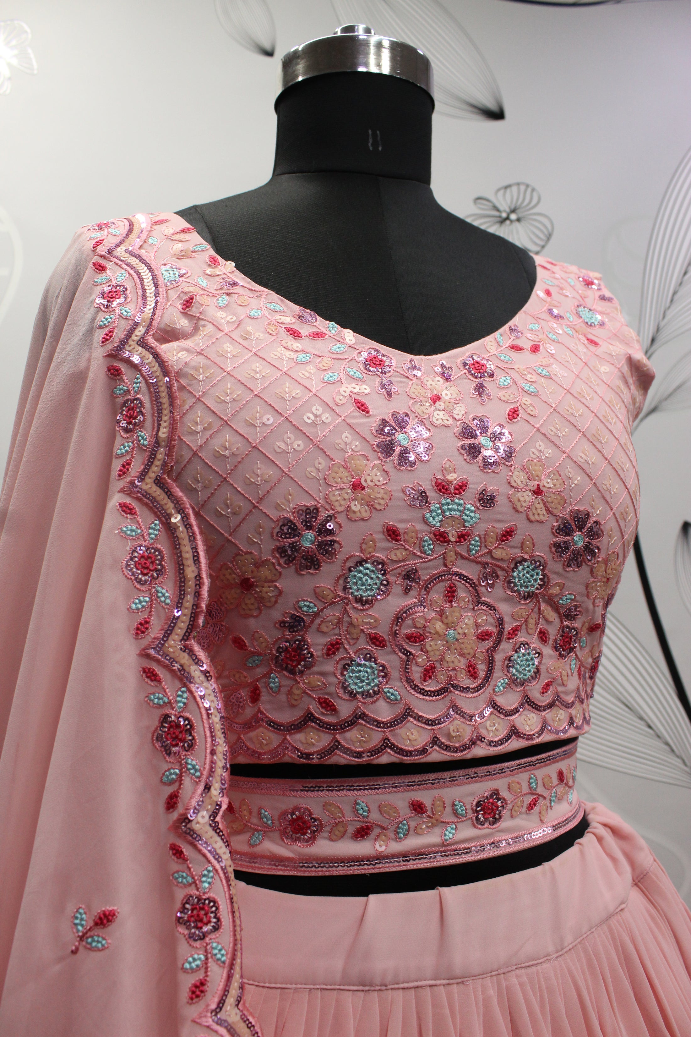 Amazing Pink Color Lehenga Choli For Wedding – Joshindia